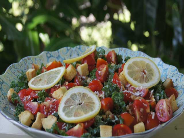 Authentic Florida's Delicious, Summer Kale Salad Recipe