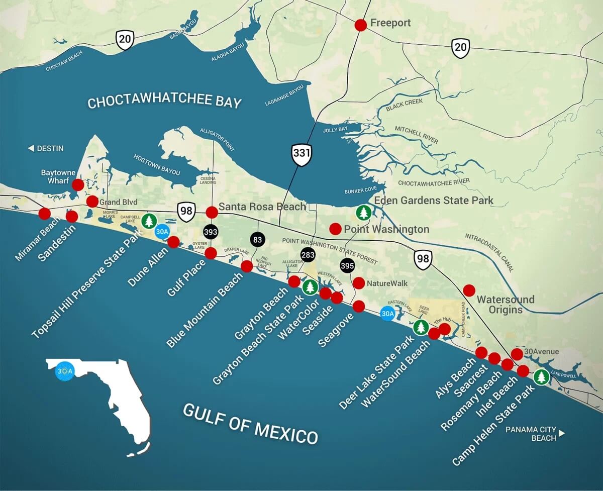 Grayton Beach State Park + Nearby Places to Eat, Stay & Shop ...